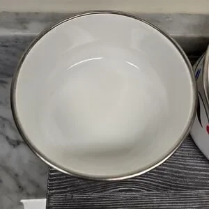 Kobe | Kitchen | Vintage Kobe Enamelware Tulip Nesting Mixing Bowls ...